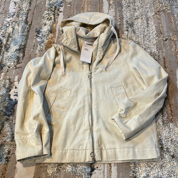 Zara | Jackets & Coats | Nwt Zara Cream Hooded Jacket | Poshmark